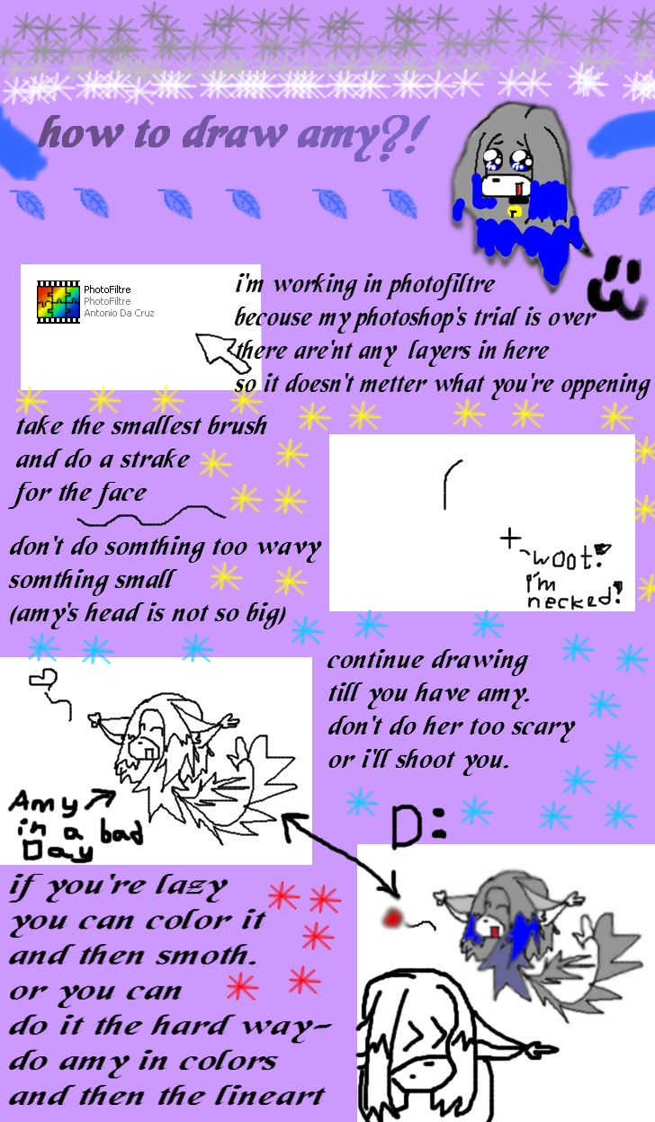 how to draw amy by atomick1death2angel on DeviantArt