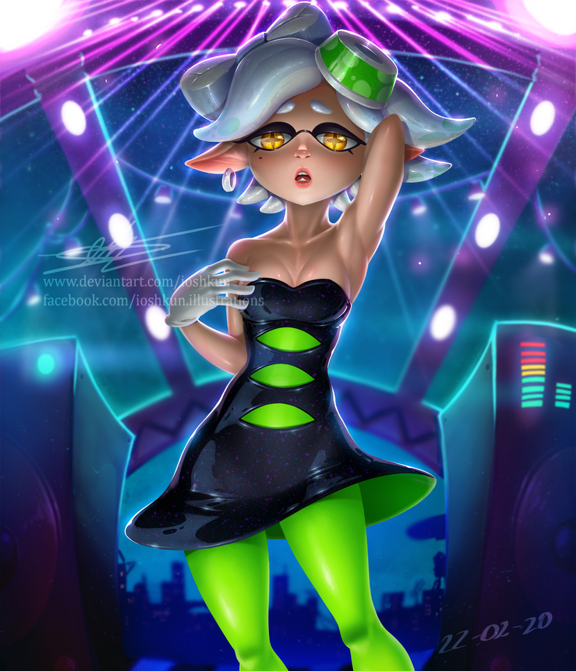 Splatoon Marie By Ioshkun On Deviantart