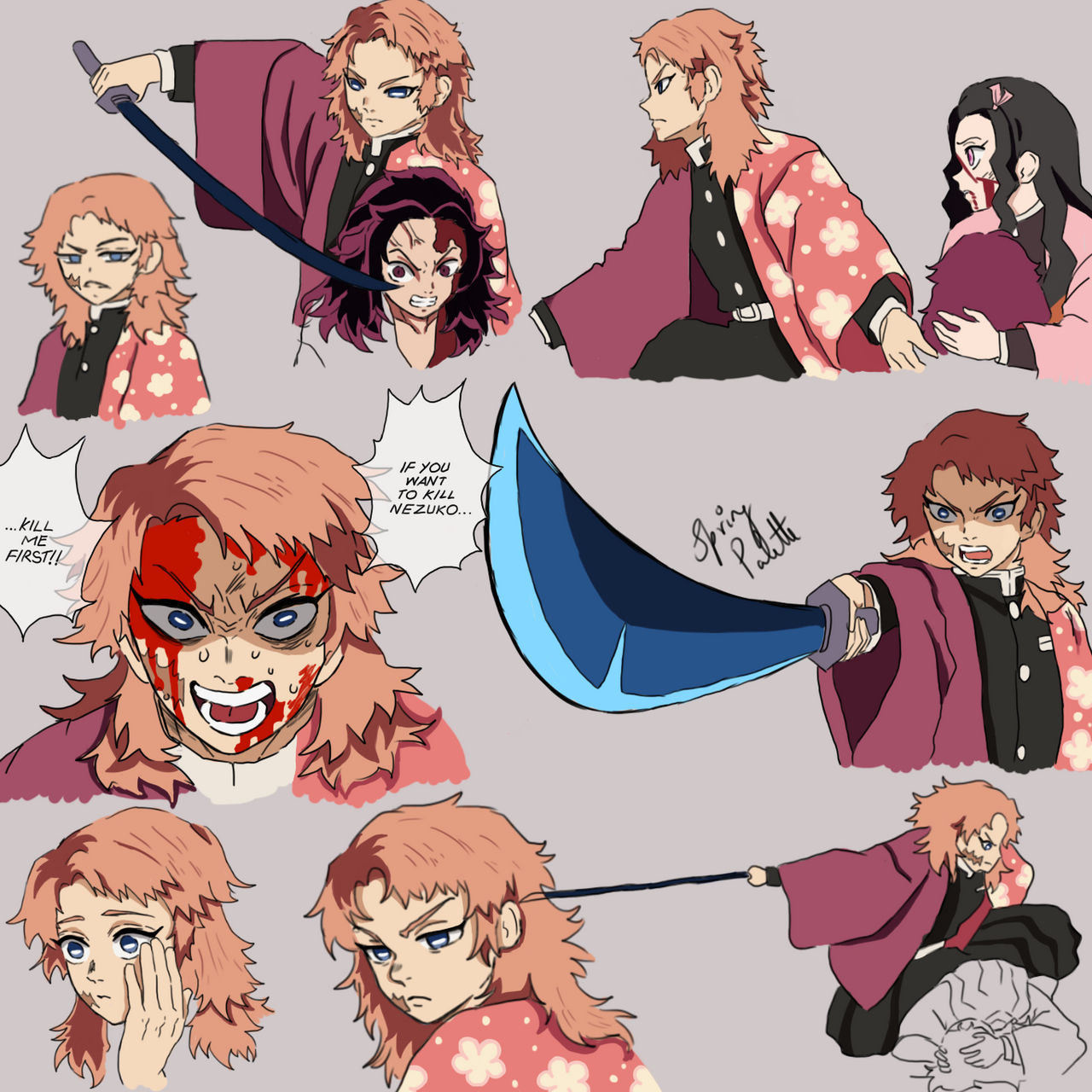 Sabito Y Tomioka Giyuu Water Hashira Sabigiyuu Kimets