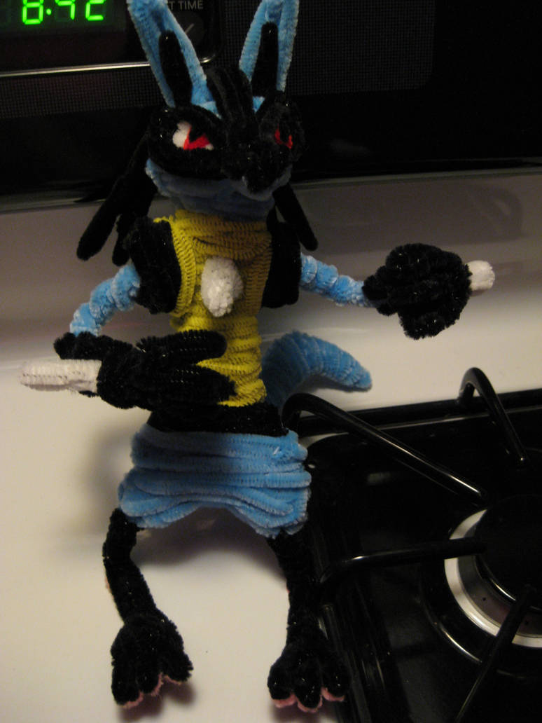 Pipecleaner Lucario By Darksabercat On Deviantart