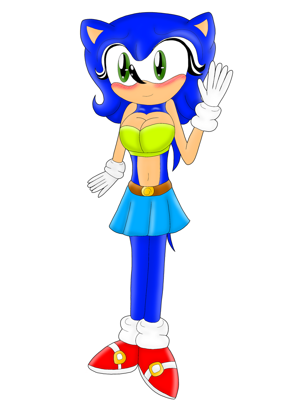 Snt Sonic Oc Girl