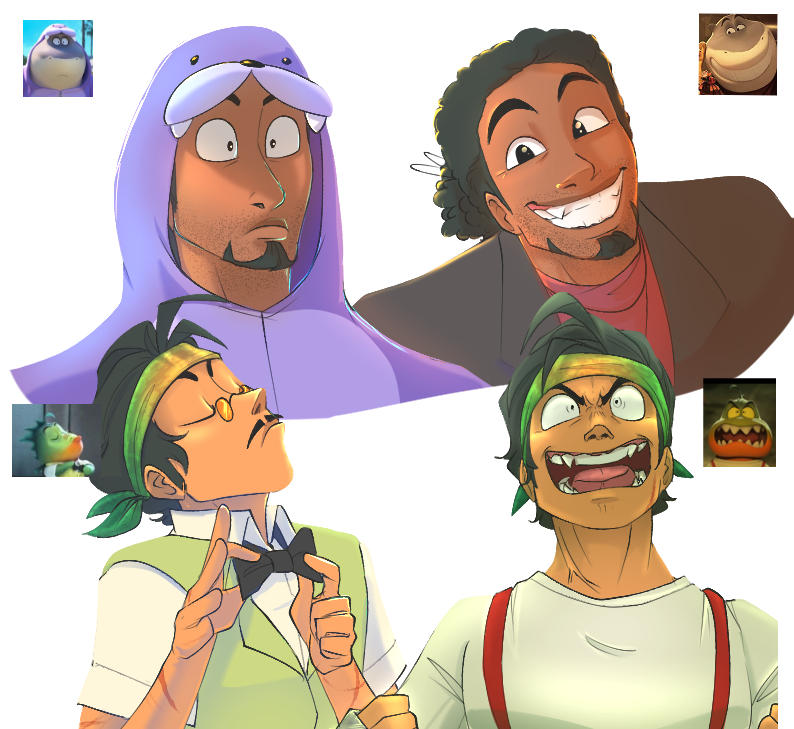 Mr Shark And Mr Piranha From Bad Guys By Blacktiger273 On Deviantart