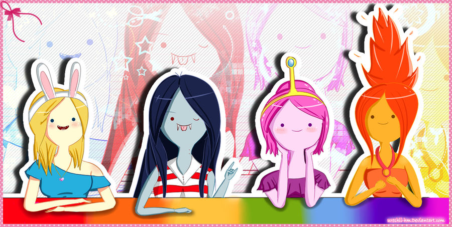 Adventure Time Girls By Ureshii Hm On Deviantart