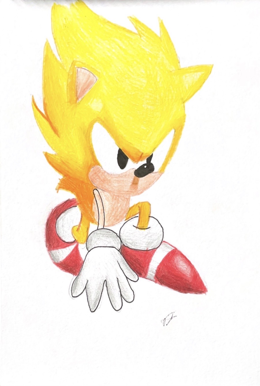 Super Sonic By Gruffdasmuff On Deviantart