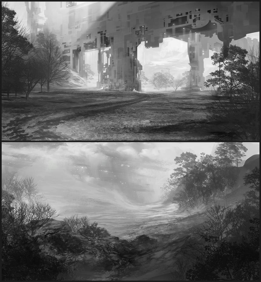 two environments by SebastianWagner on DeviantArt two environments by SebastianWagner on DeviantArt