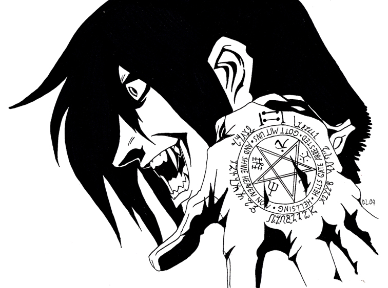 Alucard with glove by cHipzeRotica on DeviantArt