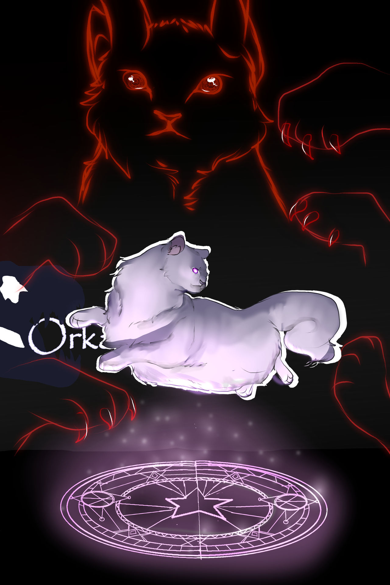 Demonic Little Grey Cat by BabeOrka on DeviantArt Demonic Little Grey Cat by BabeOrka on DeviantArt