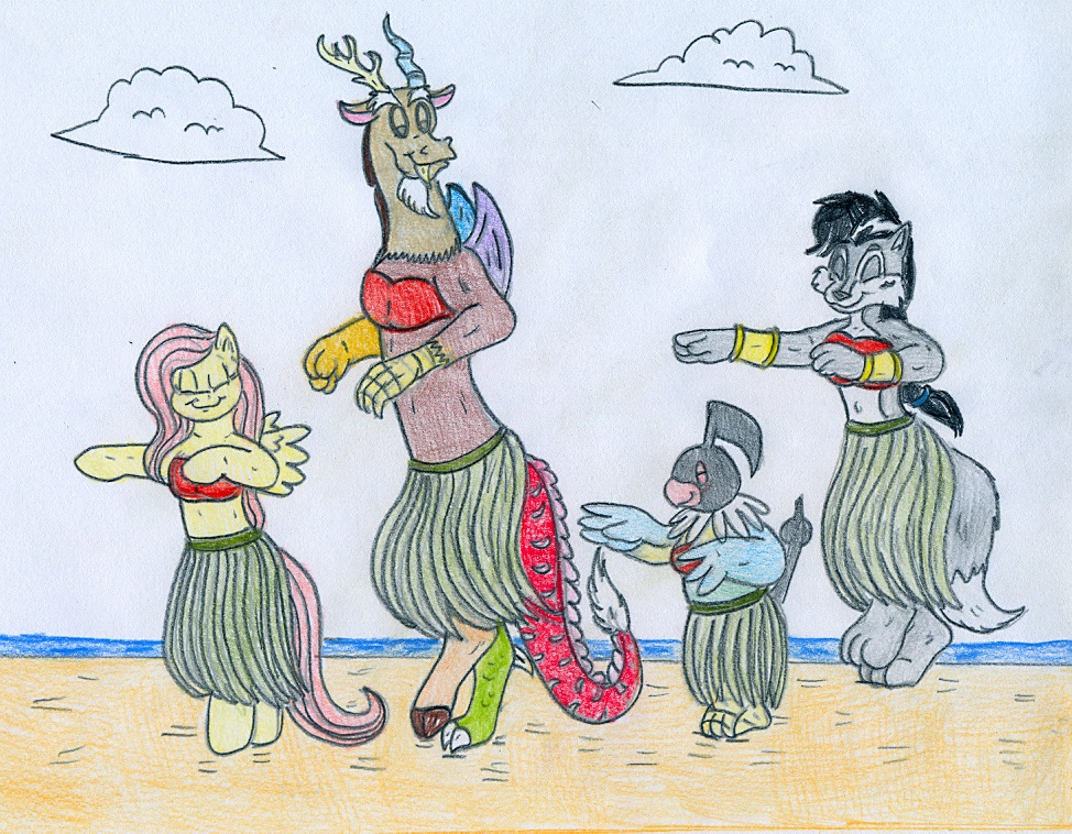 Furry Hula Dancing By Jose Ramiro On Deviantart