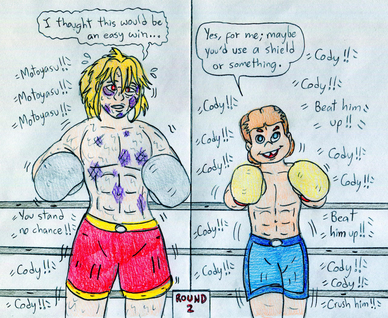 Boxing Cody Vs Motoyasu Kitamura By Jose Ramiro On Deviantart