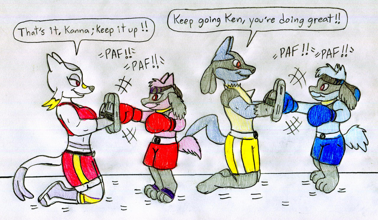 Boxing Poke Anthro Training By Jose Ramiro On Deviantart