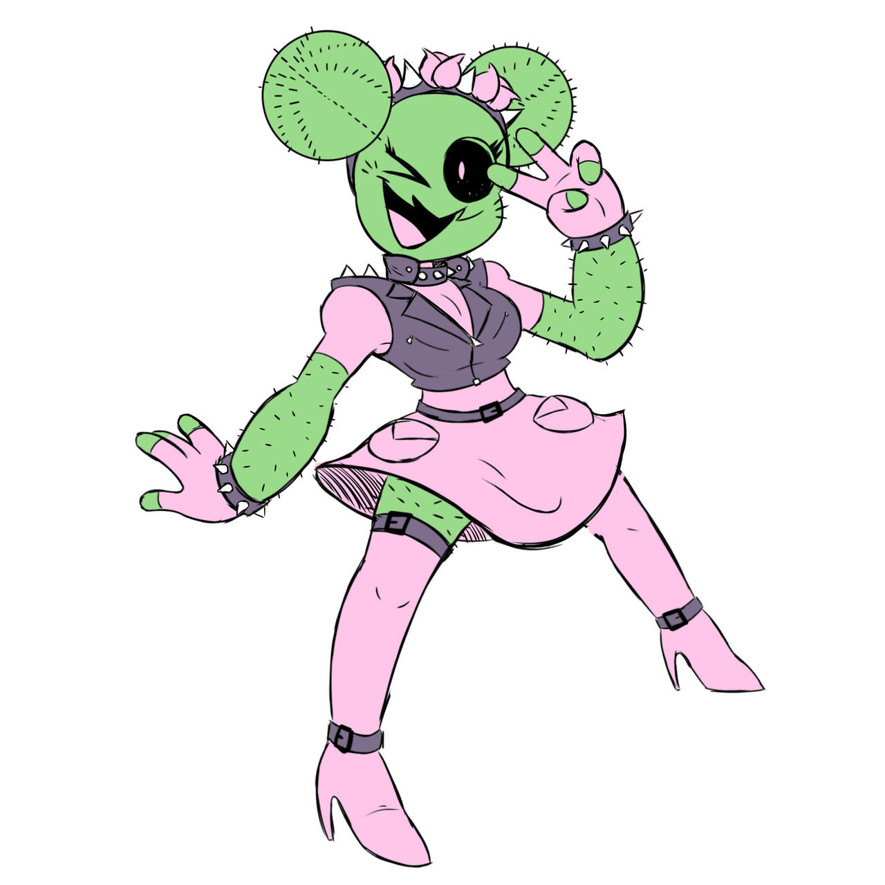Cactus Girl By Demotex On Deviantart
