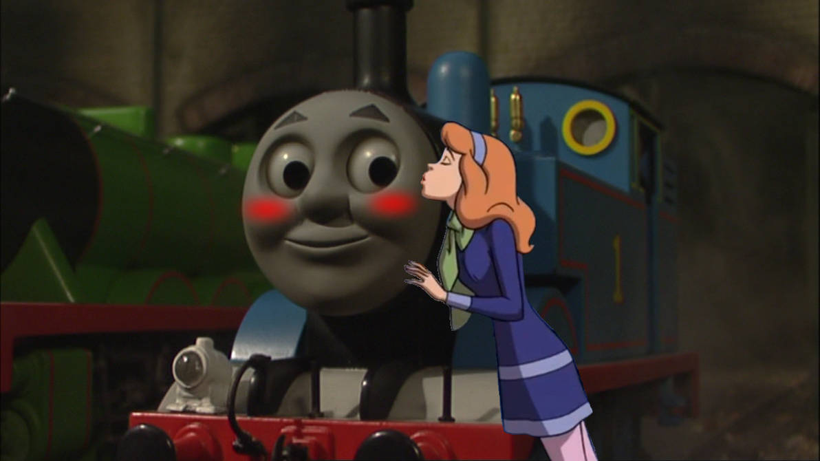 Daphne Blake Kisses Thomas By Nes2155884 On Deviantart