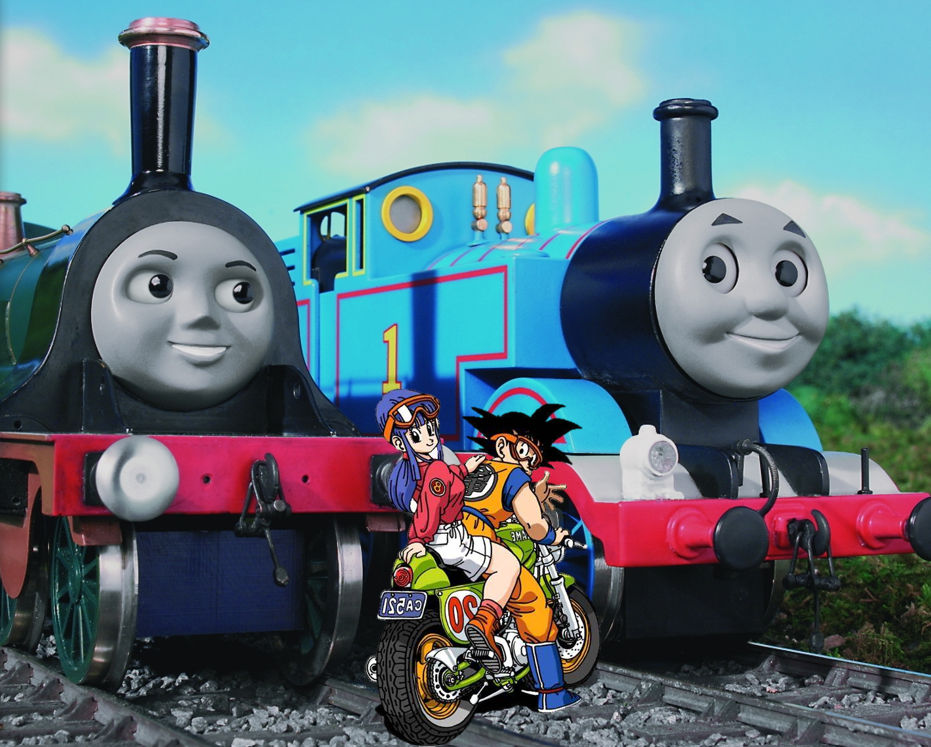 Thomas, Emily, Goku, and Chichi by nes2155884 on DeviantArt Thomas, Emily, Goku, and Chichi by nes2155884 on DeviantArt