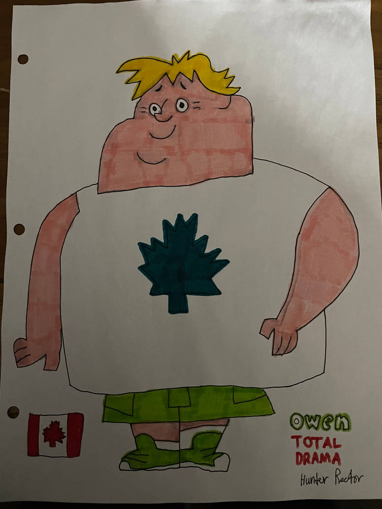 My Drawing Of Owen Total Drama By Pandafan1999 On Deviantart