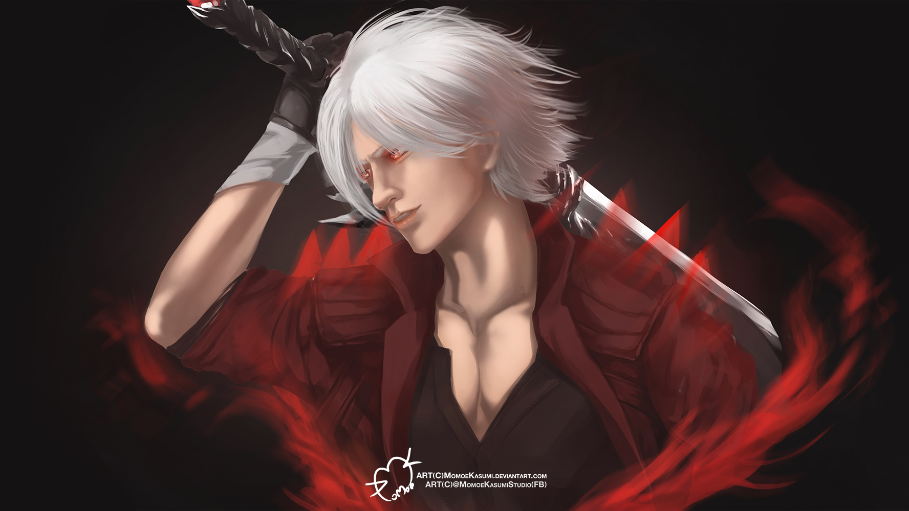 Dante Son Of Sparda By Momoekasumi On Deviantart