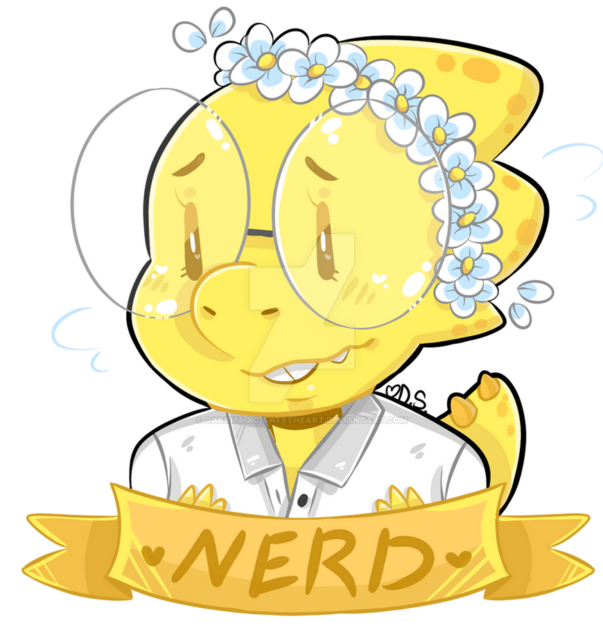 Dr Alphys Nerd By Darkmagic Sweetheart On Deviantart