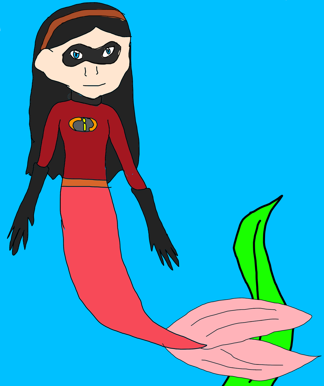 Violet Parr Mermaid Comm By Joshdapika1991 On Deviantart