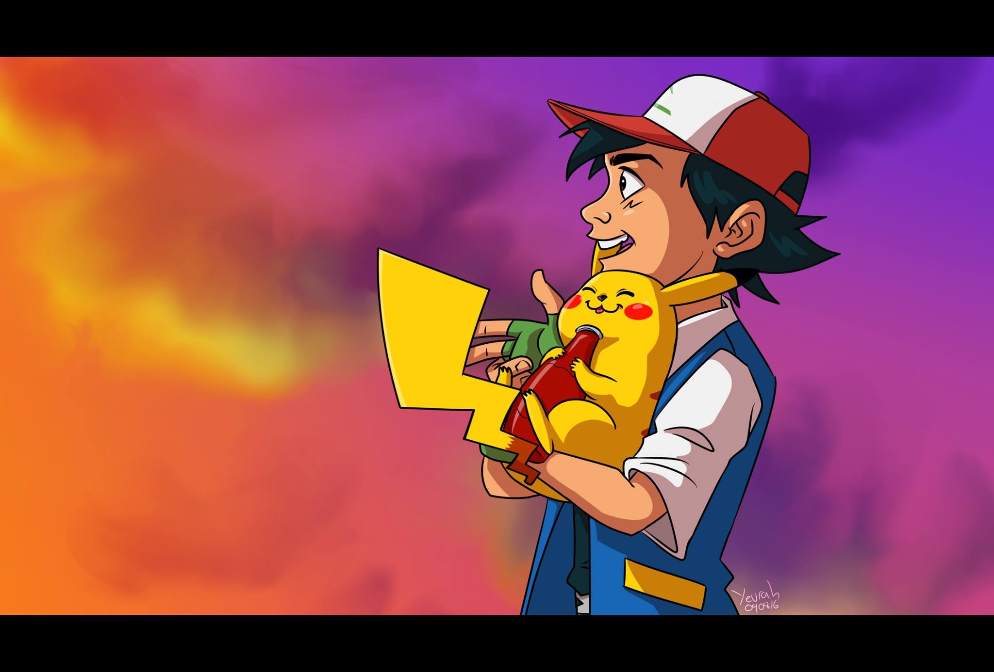Ash And Pikachu By Konstance On DeviantArt ash-and-pikachu-by-konstance-on-deviantart