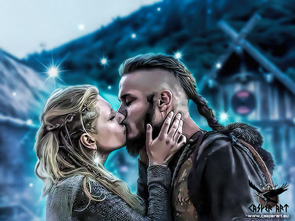 Ragnar Lothbrok And Lagertha By Thecasperart On Deviantart