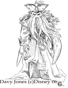 Davy Jones by gillpanda by gillpanda on DeviantArt