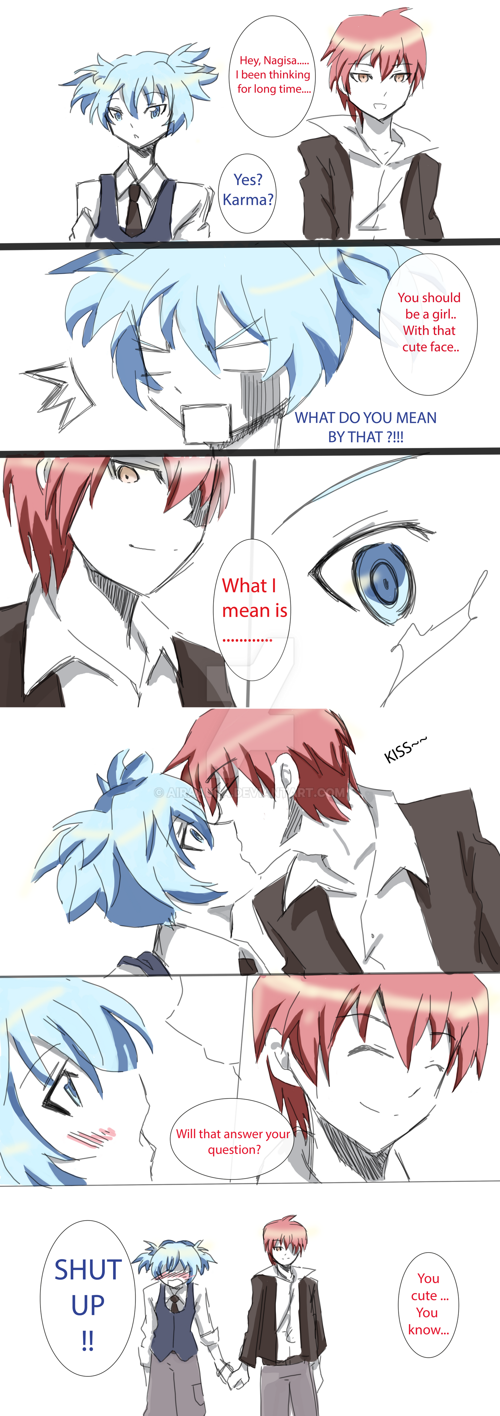 Karma X Nagisa Doujinshi Manga Manga