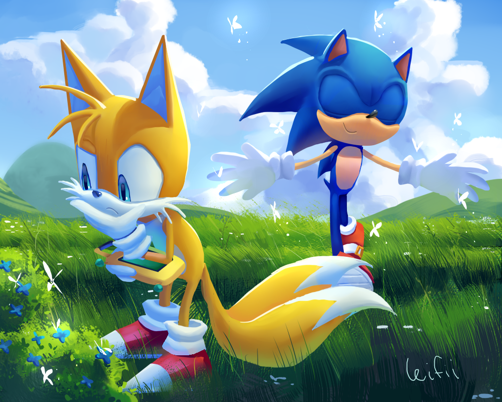 Sonic And Tails By Leifii On Deviantart