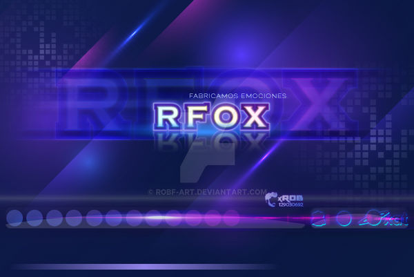 Inner Rfox Purple Blue By Robf Art On Deviantart