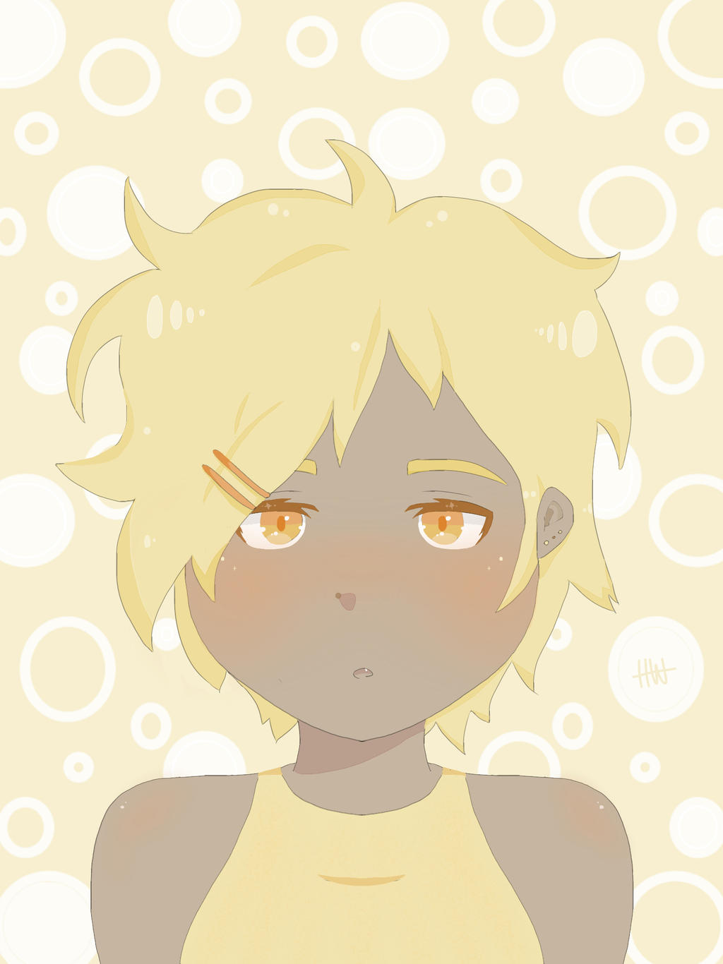 Yellow Chibi Girl By Thatonekawaiiderp On Deviantart
