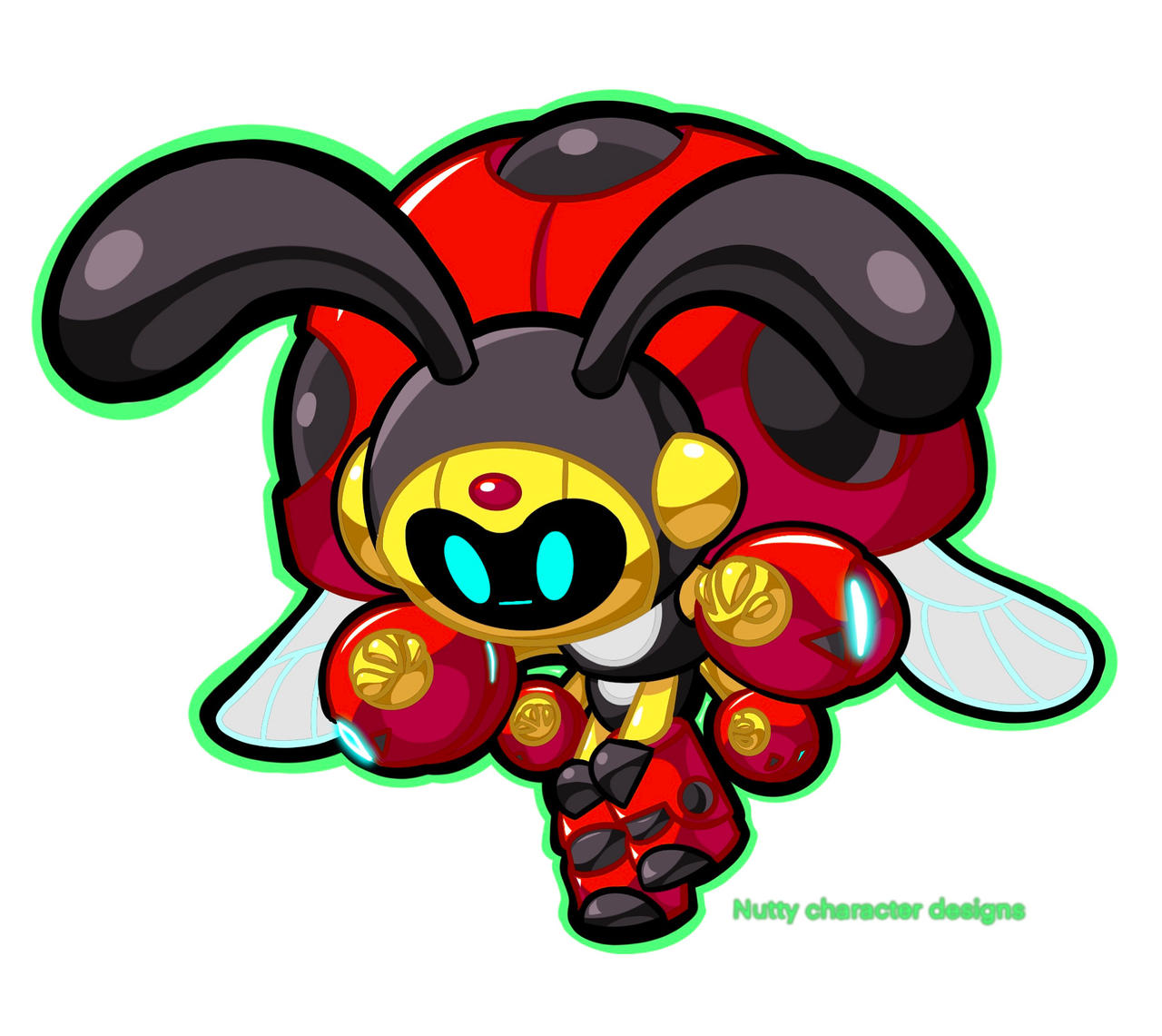 Bug Bot002 Ladybug By Nuttybutterx On Deviantart