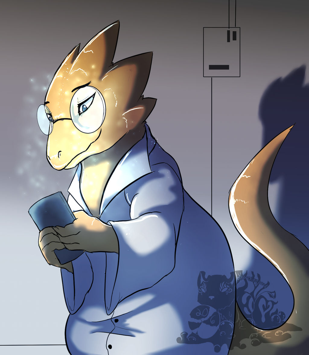 Alphys Omg Gotta Blog By Blitzblotch On Deviantart