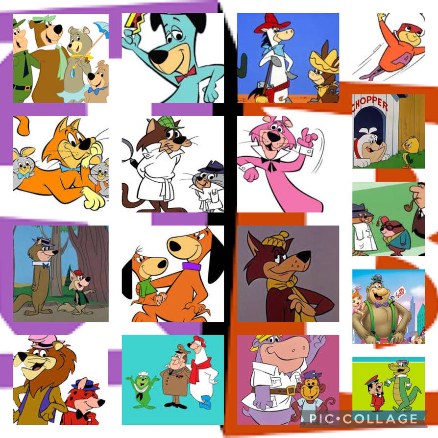 Hanna Barbera Shows And Characters Collage By Darkwinghomer On Deviantart