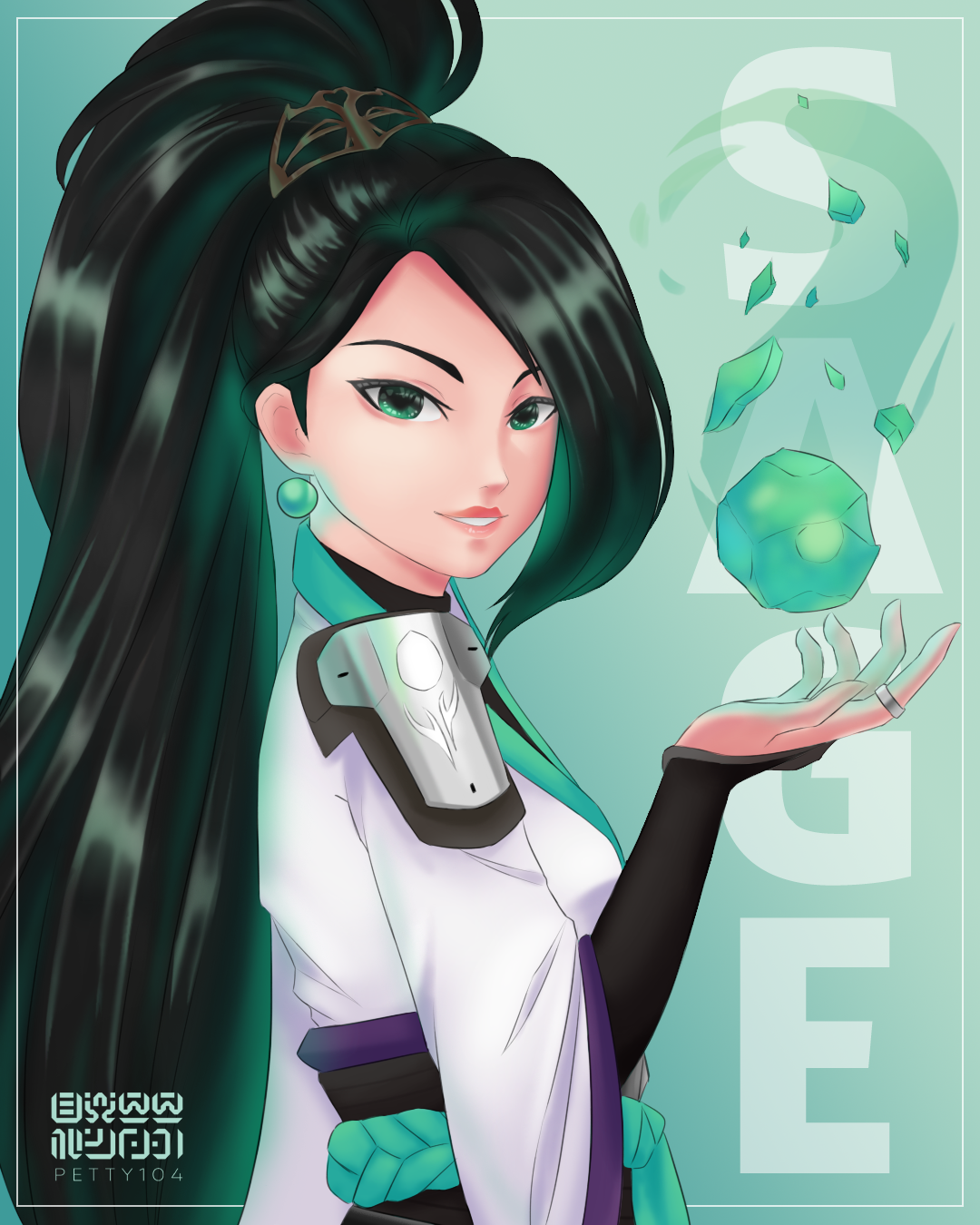 Sage Valorant Fanart By Pinkleart On Deviantart