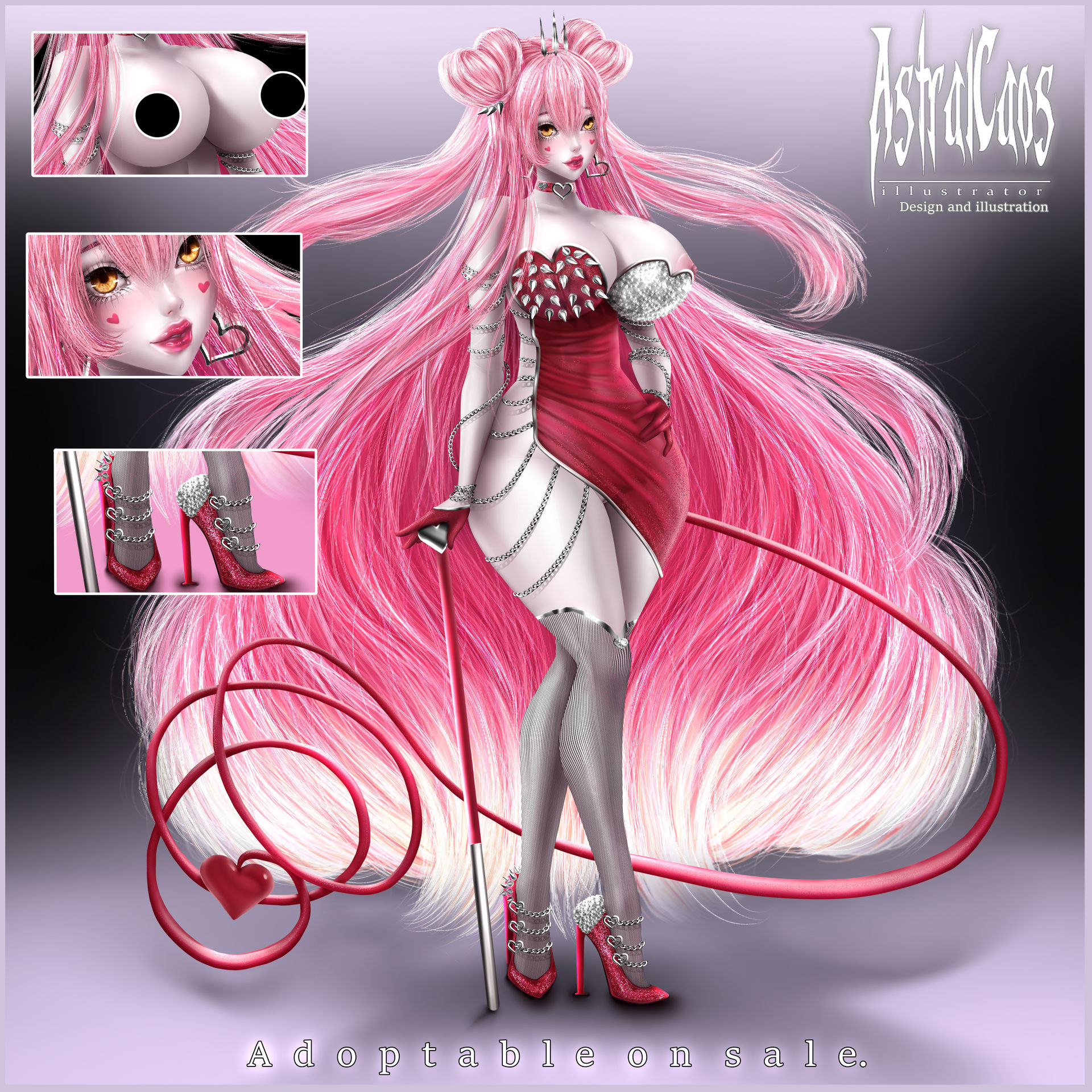 Adopt 0101 Vtuber Model Closed By Astralcaos On Deviantart