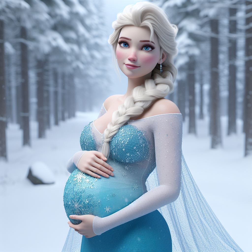 Pregnant Elsa By Attaqueen On Deviantart