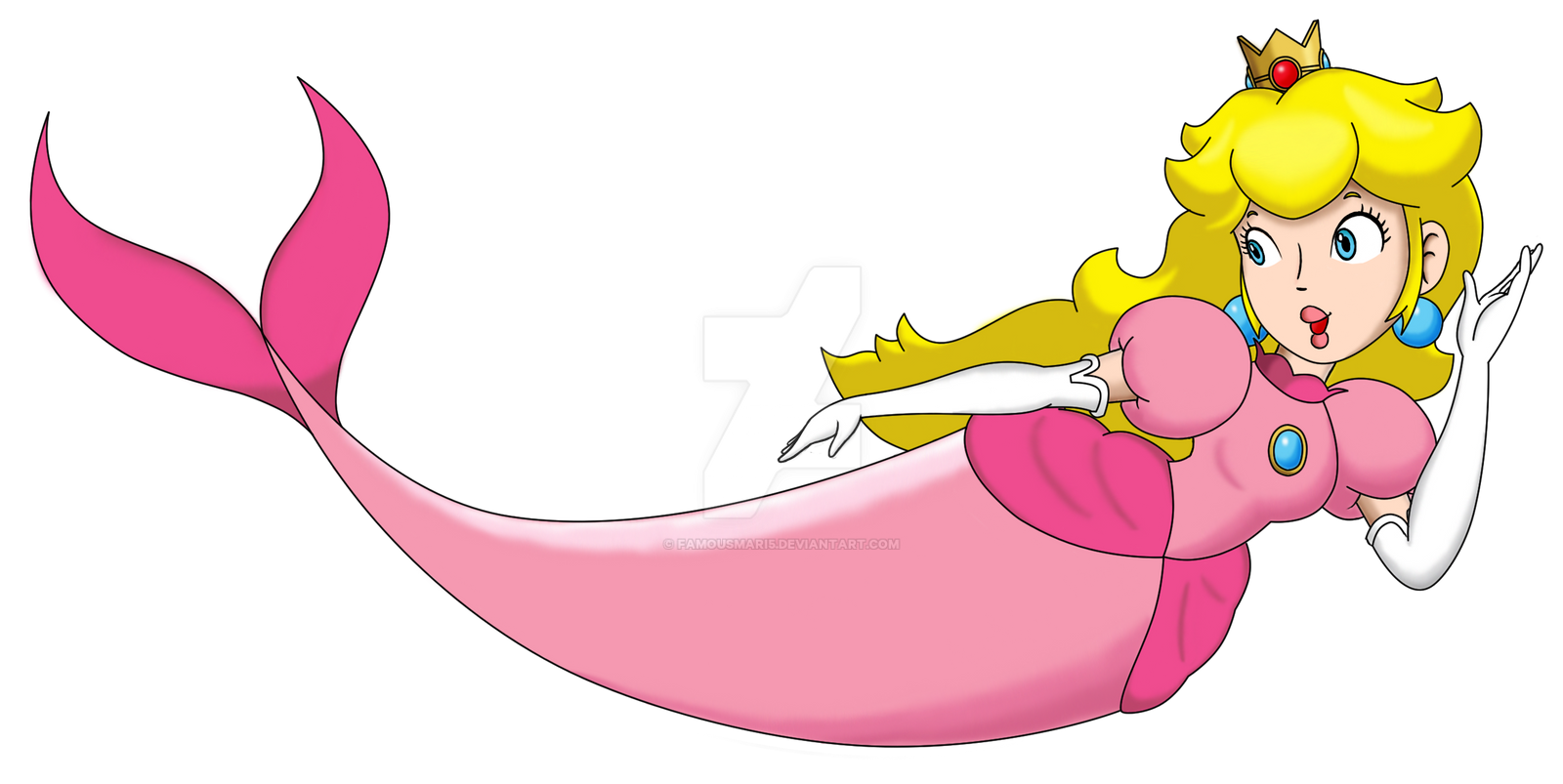 Mermaid Peach By Famousmari5 On Deviantart