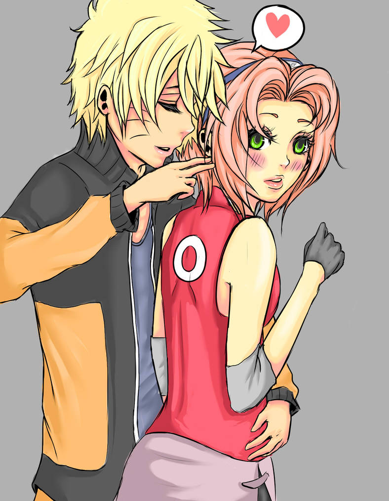 Naruto And Sakura Whispering By Pha Kyuuu On Deviantart