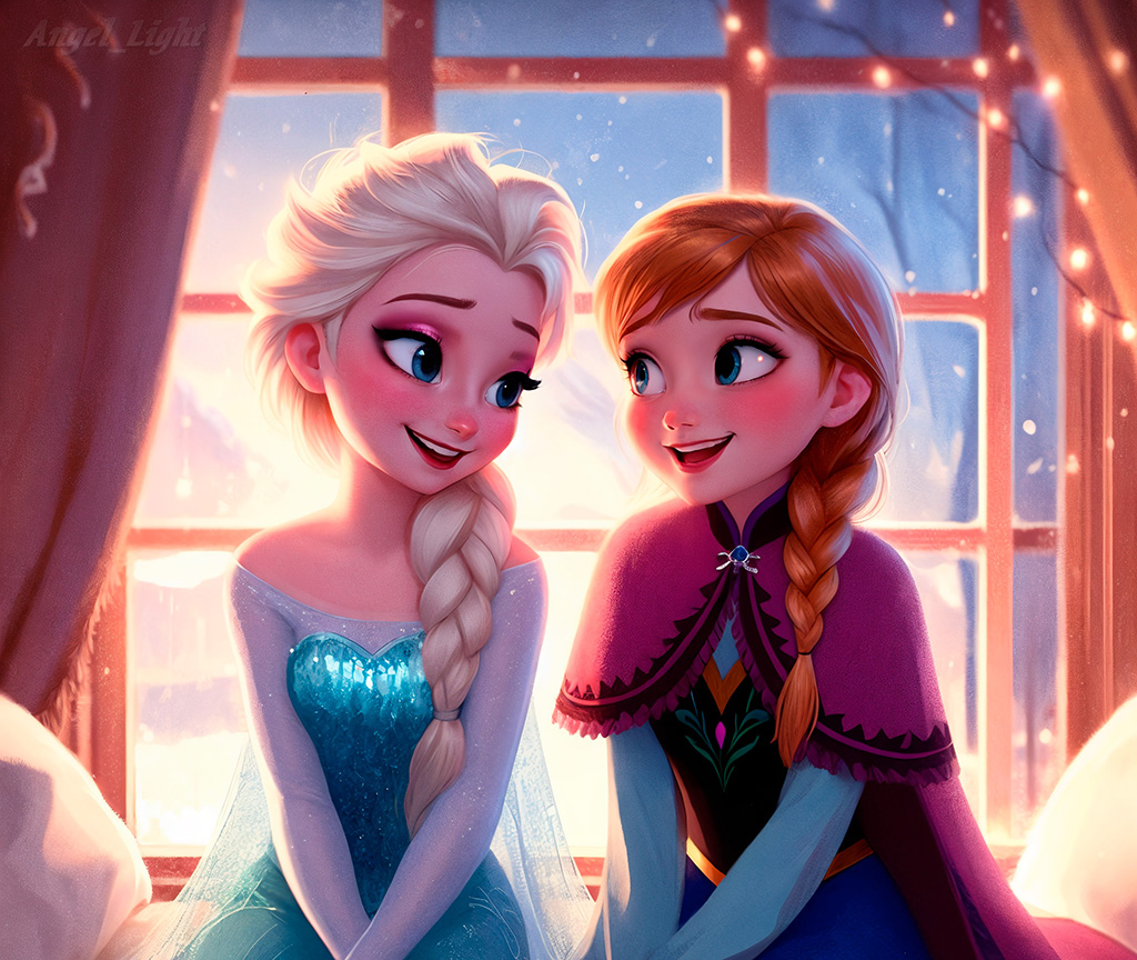 Elsa And Anna By Alluring Artwork On Deviantart