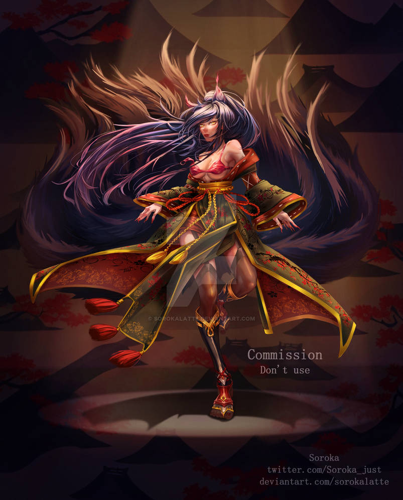 Kitsune Commission By Sorokalatte On Deviantart