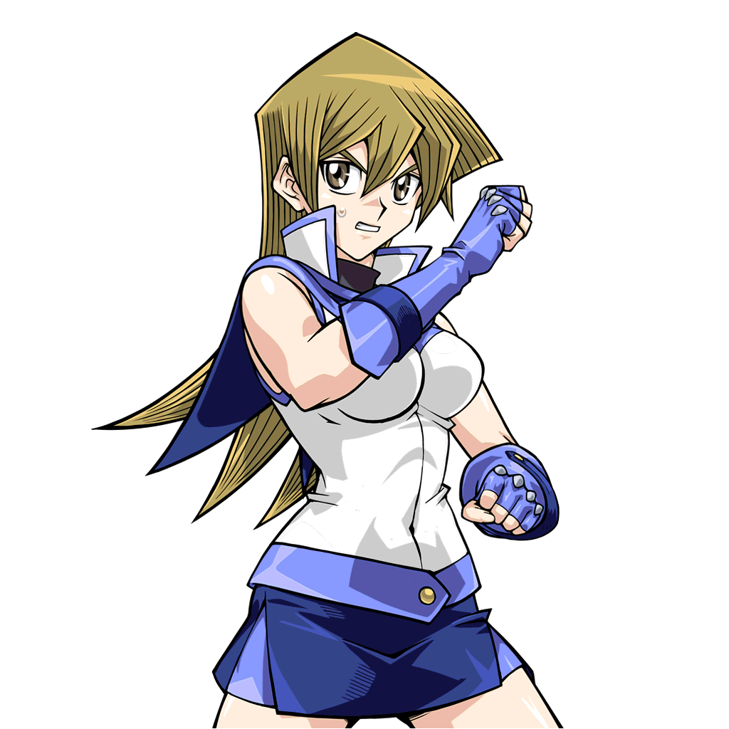 Yu Gi Oh Yu Gi Oh Gx Official Art 1girl Asuka Blonde Hair Breasts Brown Eyes Covered