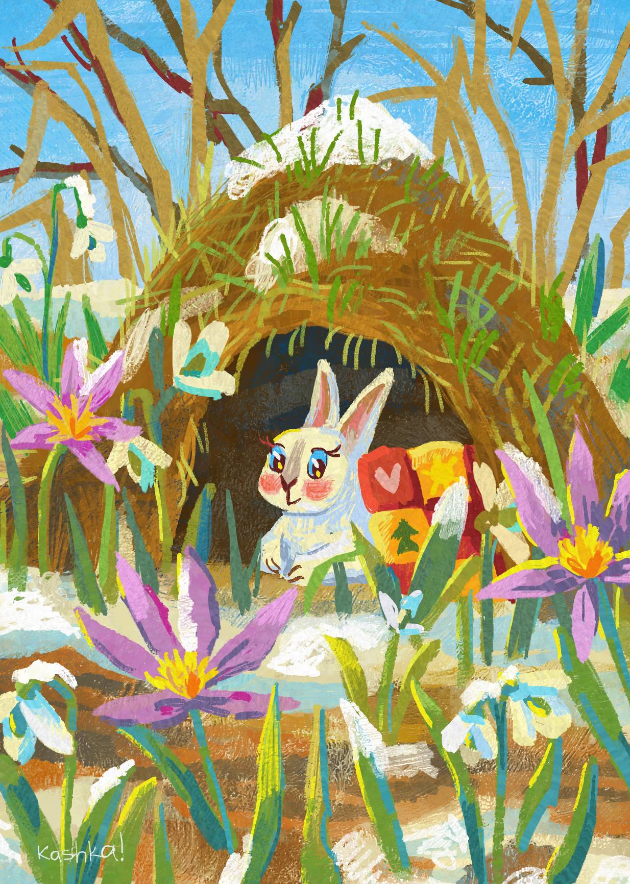Happy Hare By Katyakashka On Deviantart