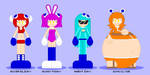 Minus8 - Pac-Man Ghost Girls (2025 Update) by SporeVideos3 on DeviantArt