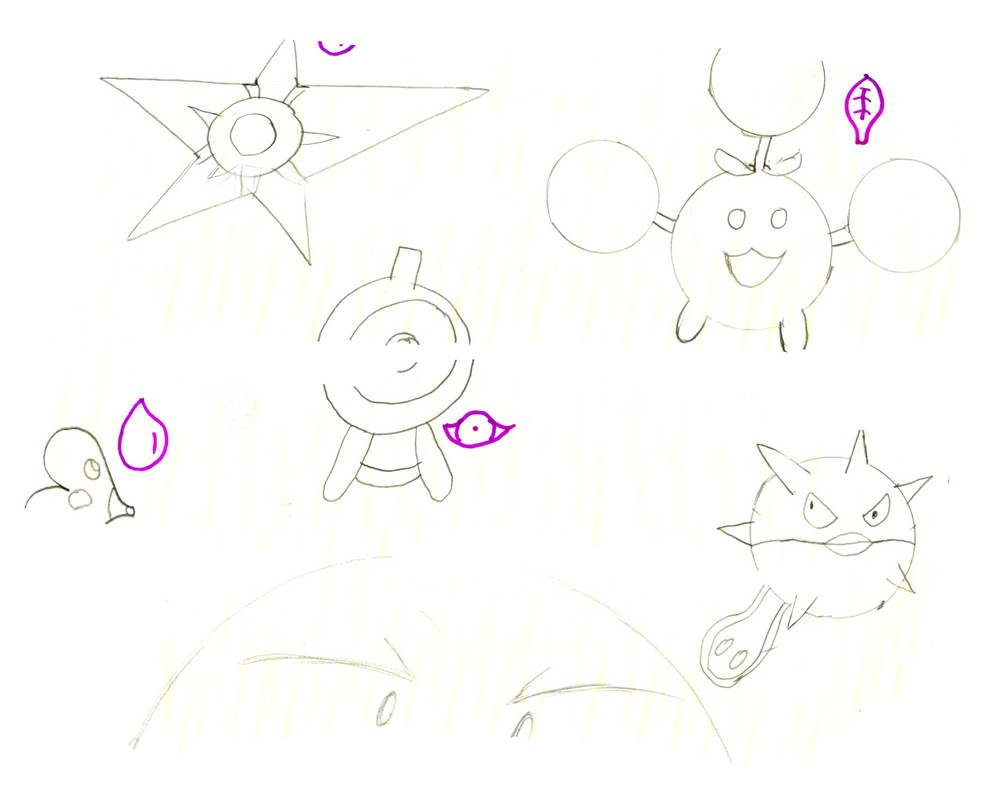 Pokemon Sketches By Liongirl2289 On Deviantart