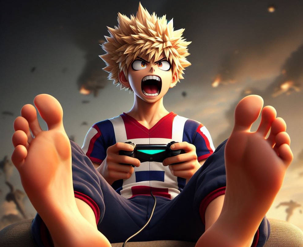 Bakugo Feet By Bakuwedgie On Deviantart