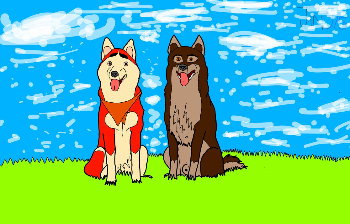 Balto And Jenna Huskies By Jin375 On Deviantart