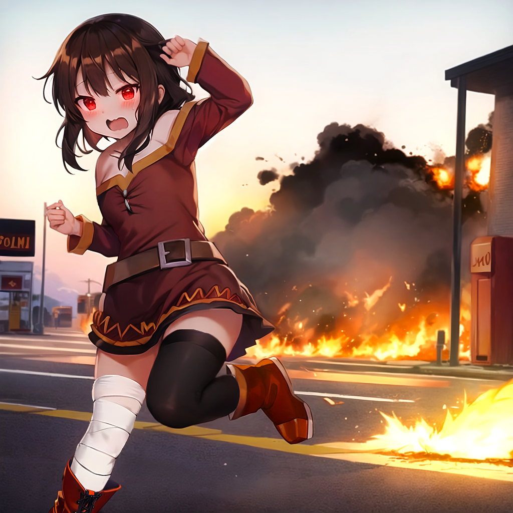 Gas Station Explosion By Ap2 Ai Artist On Deviantart