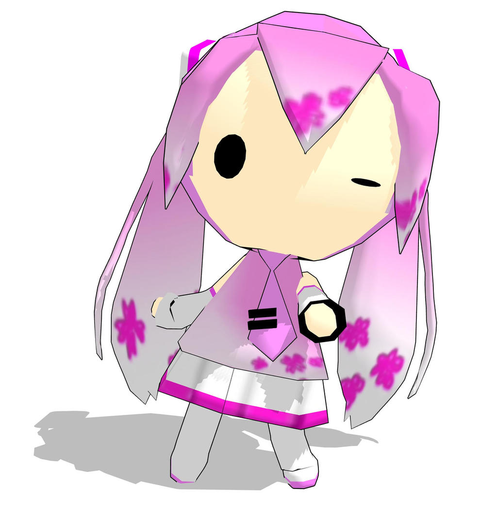 Mmd Chibi Sakura Miku Download By Lemonypv On Deviantart