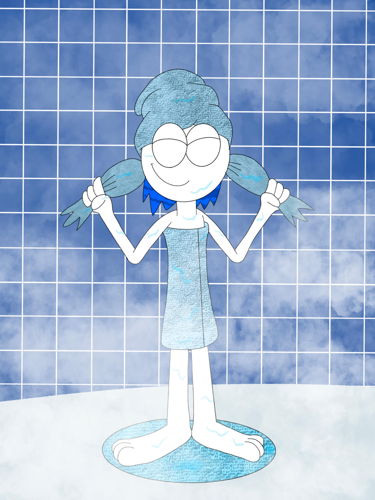 Post Shower Luna By D4nnyboi On Deviantart