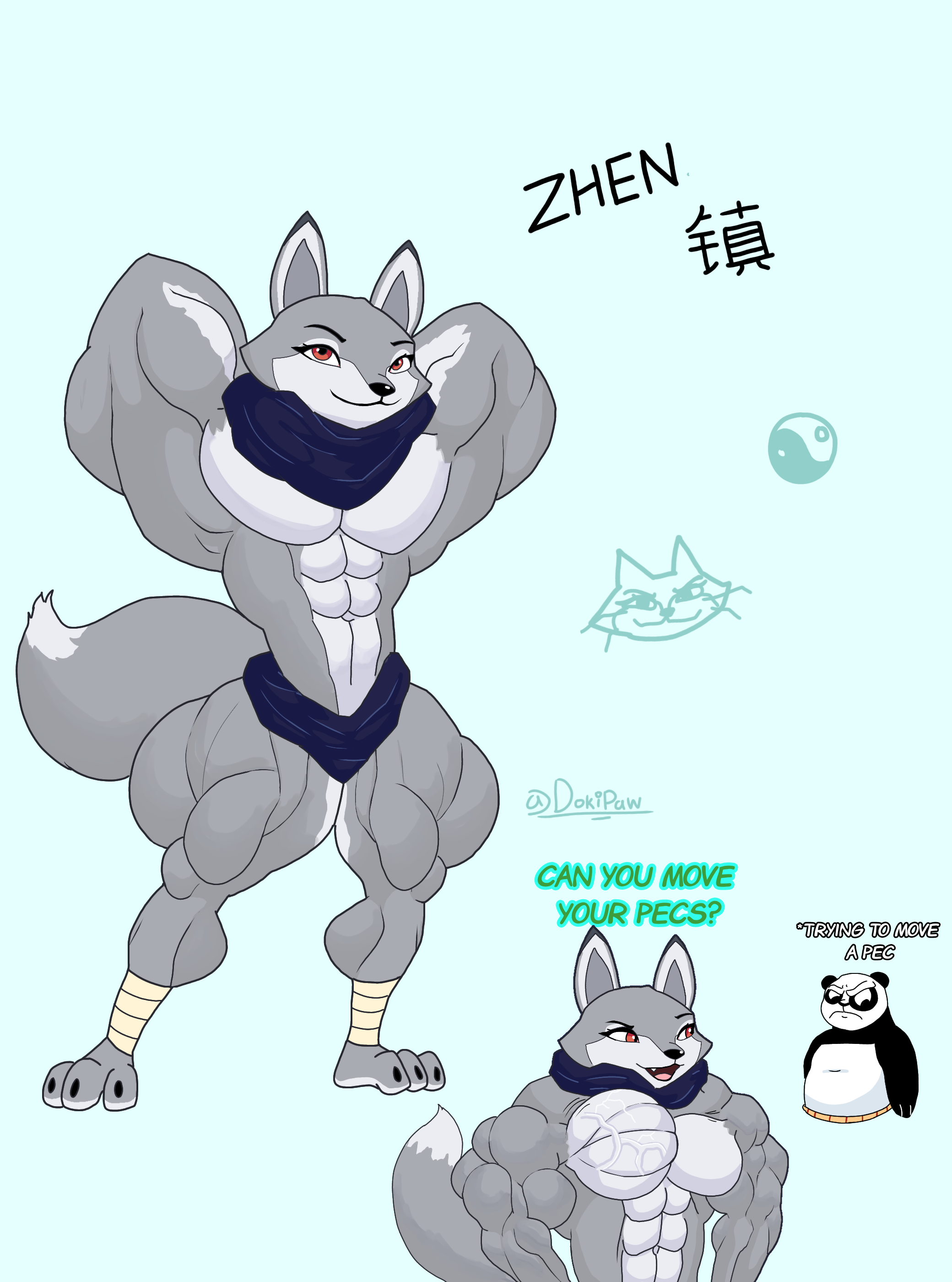 Zhen And Po Kung Fu Panda 4 By Dokipaw On Deviantart