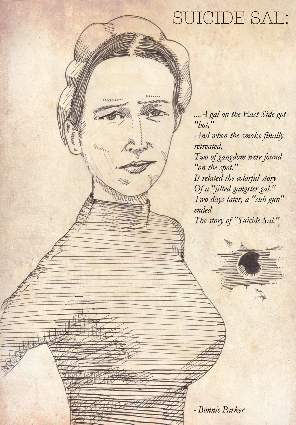Bonnie Parker By Dparkeredwards On Deviantart