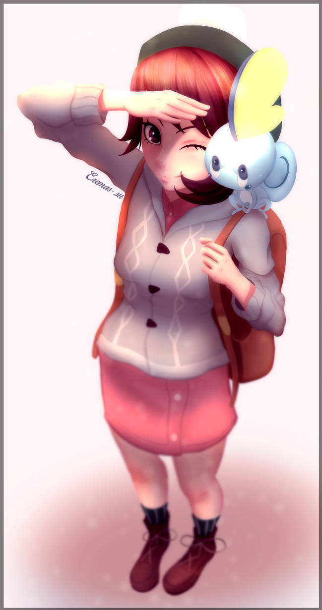 Pokemon Sword Shield Female Trainer By Eremas Su On Deviantart